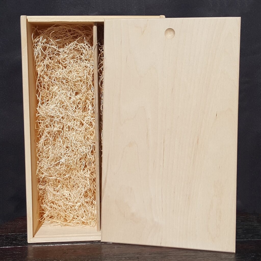 2 Magnum Bottle Wine Crate – 1/2″ Wood – Central Coast Packaging Services