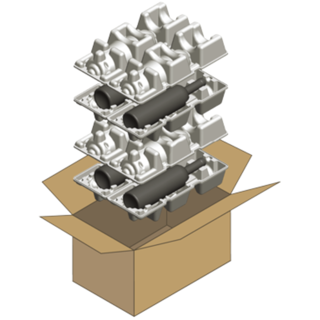 4 Bottle Pulp Package – Central Coast Packaging Services